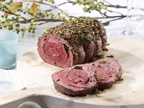Runderrollade met chilivlokken en rozemarijn - Keurslager