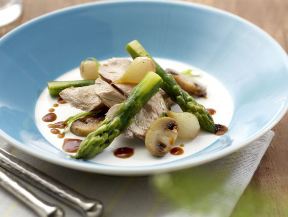Maiskip met groene asperges en dragonjus - Keurslager