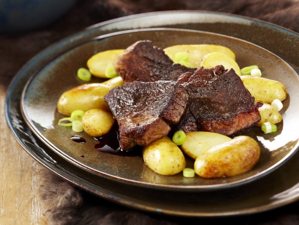 Hamlappen met appelstroopjus - Keurslager