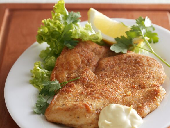 Kipschnitzel met citroenmayonaise - Keurslager