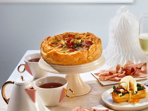 Kerstquiche met roquefort en peer - Keurslager